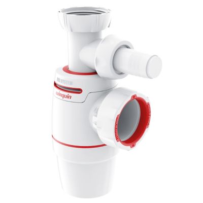 Siphon évier Wirquin Néo avec prise mâle ø 32 mm | Castorama