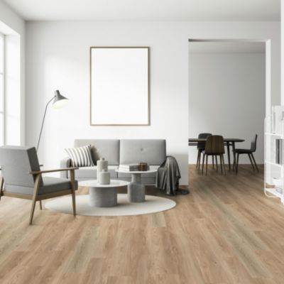 Sol Stratifié à clipser Ildo avec sous-couche intégrée décor chêne 138 ...