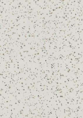 Sol vinyle rouleau Primetex confetti emerald effet terrazo beige L.2m ...