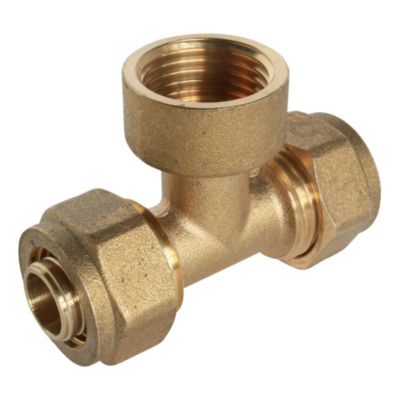 Somatherm For You - Raccord à compression - femelle au centre 15/21 - PER diam 16 | Castorama