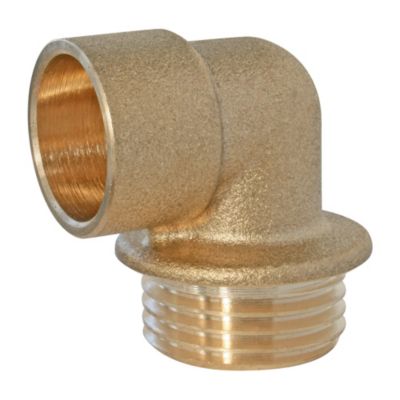 Somatherm For You - Raccord laiton à souder - Coude laiton 90 diam 12 - Mâle 15/21 | Castorama