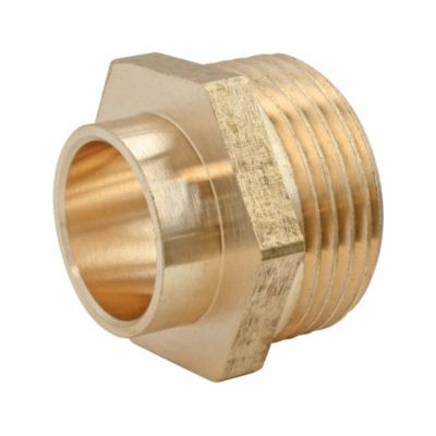 Somatherm For You - Raccords laiton à souder - Raccord droit diam 16 - Mâle 20/27 | Castorama