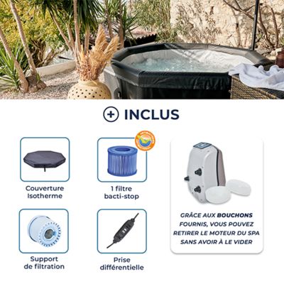 Spa semi-rigide Netspa Octopus - 6 places