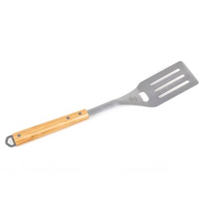 Spatule pour barbecue en acier inoxydable avec manche en bambou Somagic ...