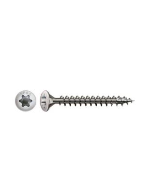 Spax Vis bois Tête fraisée bombée TFB T-STAR TORX T10 3X20 Filetage ...