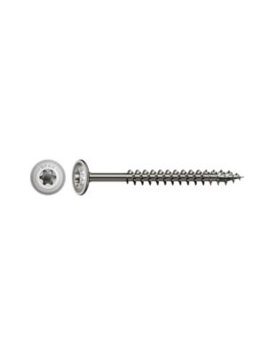 Spax Vis charpente tête disque Inox A2 8X160 Filetée sur 80 TORX T40 ...