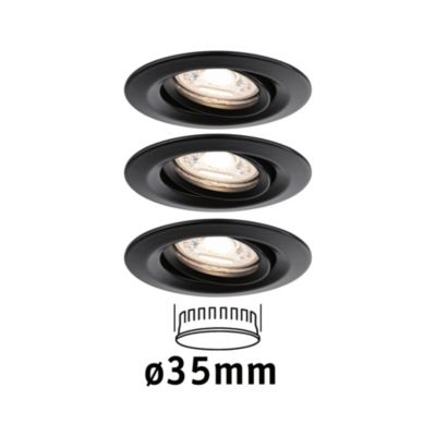Spot encastré LED Easy Dim Nova Mini Plus Coin Kit de base orientable ...