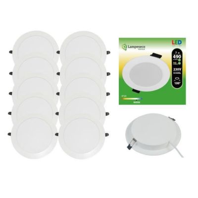 Spot Encastrable Led Downlight Panel Extra Plat 7w Blanc Froid