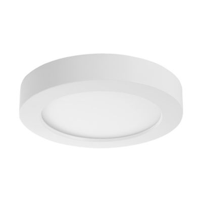 Spot extra-plat à encastrer/ à poser rond 2 en 1 LED 18W | Castorama