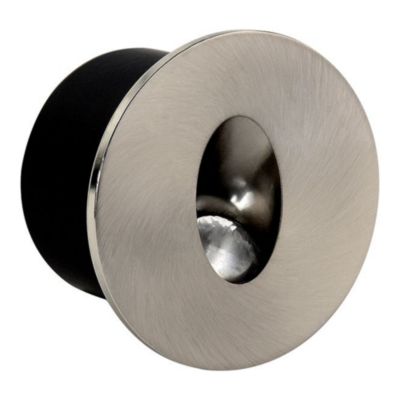 Spot LED mural rond mat chrome 3W 4000K | Castorama