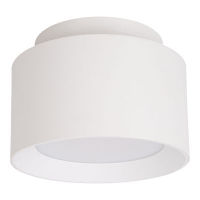Spot LED TRIMES 14 cm plastique blanc style moderne dimmable CCT ...
