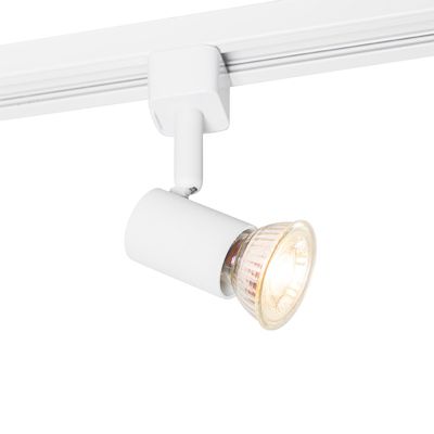 Spot sur rail monophasé blanc - Jeany