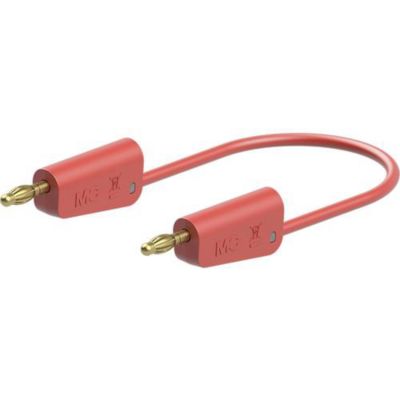 Stäubli LK-4A-S10 cordon de mesure 4 mm 200 cm rouge, 1 pièce
