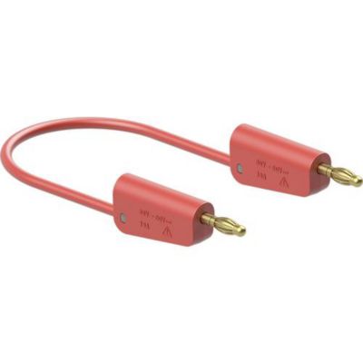 Stäubli LK-4A-S10 cordon de mesure 4 mm 200 cm rouge, 1 pièce
