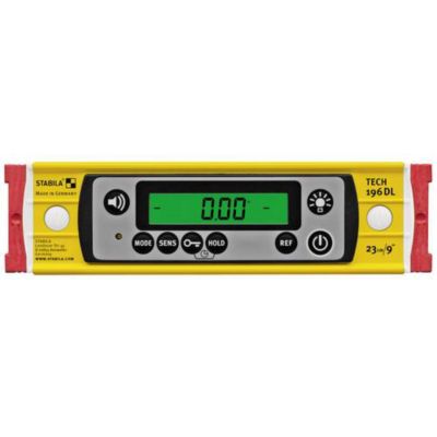 Stabila TECH 196 DL 19831 Niveau à bulle numérique 23 cm, IP67, double ...