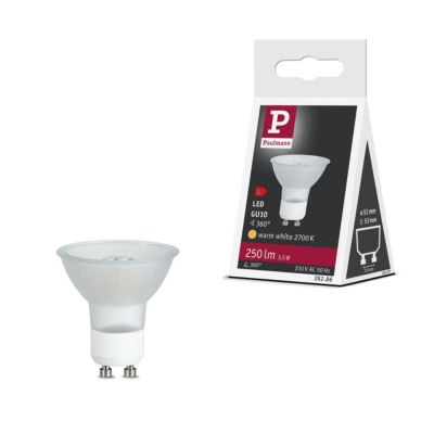 Standard 230 V Réflecteur LED Maxiflood GU10 250lm 3,5W 2700K Soft-opale
