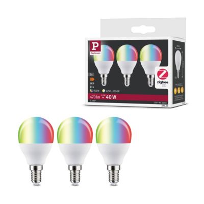 Standard 230 V Smart Home Zigbee 3.0 Sphérique LED E14 3x470lm 3x5W ...