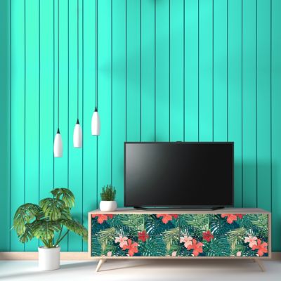 Sticker meuble tropical Ua Huka 40 x 60 cm