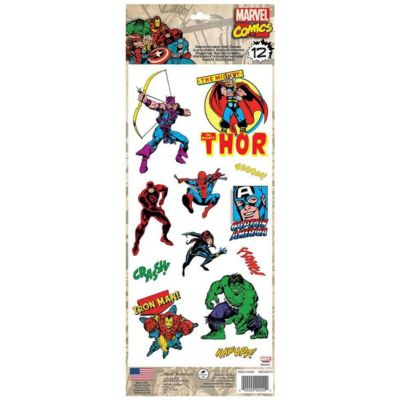 Stickers repositionnables Marvel Comics Classic
