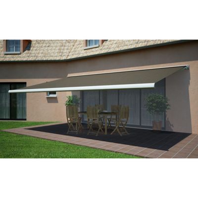 Store de terrasse coffre intégral motorisé TECHSUN Cappuccino 6 x 3,5m ...