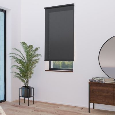 Store enrouleur thermique gris anthracite l.180 x H.190cm Madeco