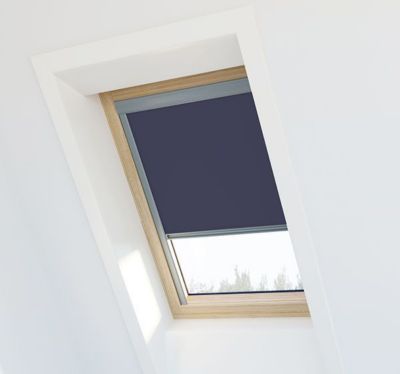 Store occultant compatible fenêtre de toit VELUX pour dimension MK04 - Bleu