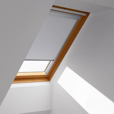 Store occultant VELUX Classic uni gris à commande manuelle DBL S06 4204