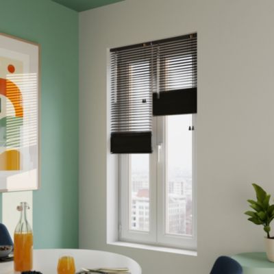 Store vénitien Colours Studio alu noir 40 x 180 cm | Castorama