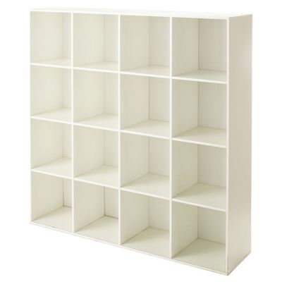 Structure 16 cases blanche H. 138cm | Castorama