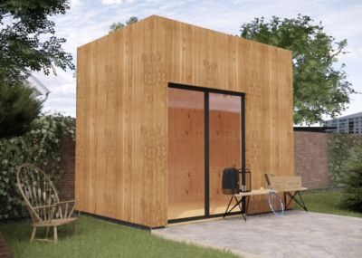 Studio de jardin 4 saisons en bois 3,3 x 2,4 x 3,2 m / isolation RE2020 ...