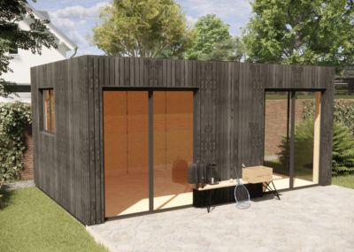 Studio jardin location saisonnière en bois 5,5 x 3,5 x 2,7 m ...