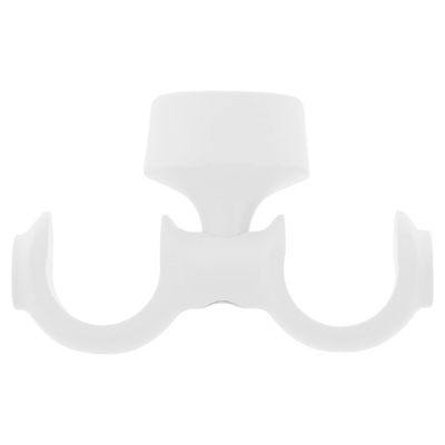 Support double tringle à rideau fixation plafond Valos bois de hêtre ...