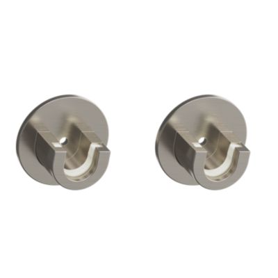 Support pour barre à rideau GoodHome chrome