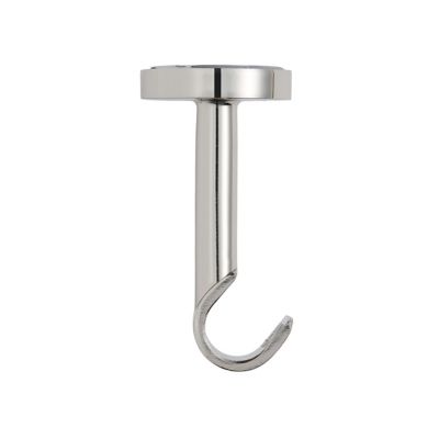 Support pour barre à rideau plafond GoodHome Olympe ⌀19mm gris | Castorama