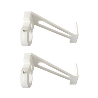 Support pour barre à rideau pour fenêtre GoodHome encastrée blanc mat ...