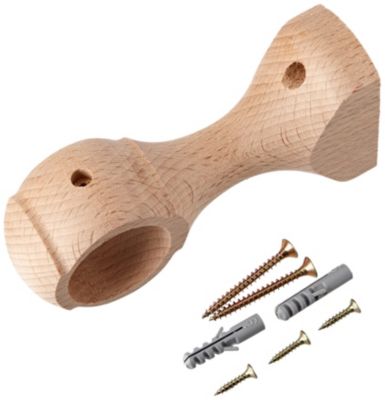 SUPPORT RIDEAU BOIS ATELIERS 28 - FIXATION SANS PERÇAGE