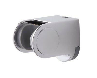 Support universel de douchette chrome fixation murale