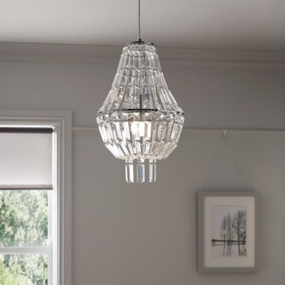Suspension Asuia GoodHome E27 argent brillant