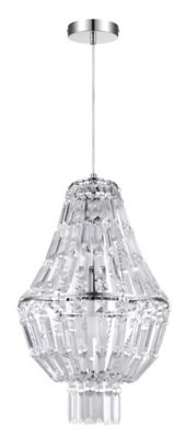Suspension Asuia GoodHome E27 argent brillant