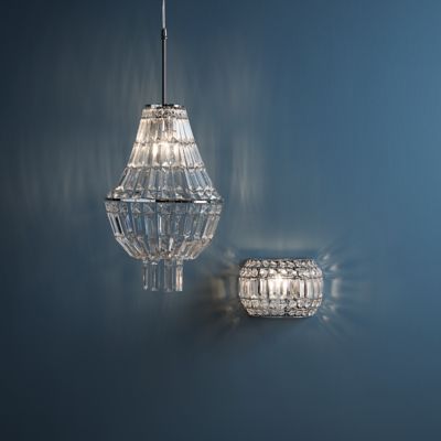 Suspension Asuia GoodHome E27 argent brillant