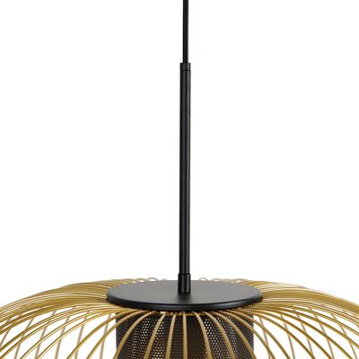 Suspension design dorée avec noir 60 cm - Marnie