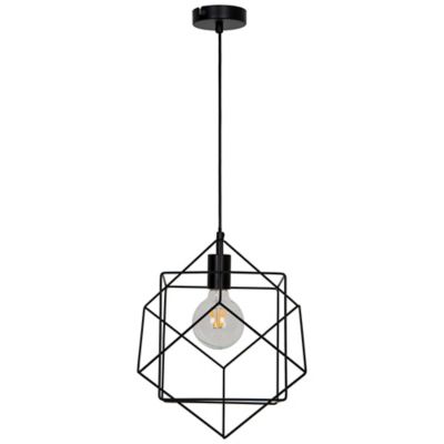 Suspension mavique E27 IP20 noir | Castorama