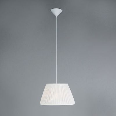 Suspension rétro blanche 35 cm - Plisse