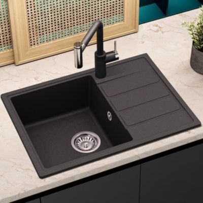 Swiss Aqua Technologies 62x44 cm évier avec égouttoir réversible en ...