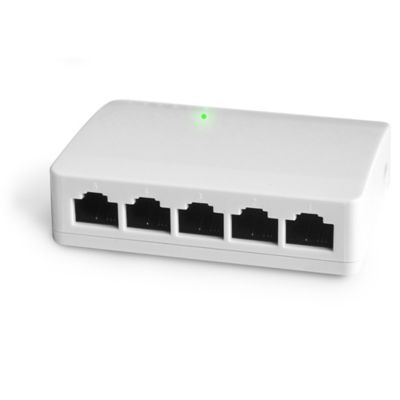 Switch RJ45 5 ports - Fiche FR/SH Avidsen | Castorama
