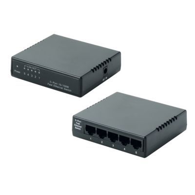 Switch RJ45 Erard 5 ports | Castorama