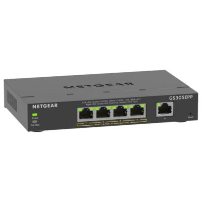 Switch RJ45 Giga 5 Ports POE GS305EPP NETGEAR