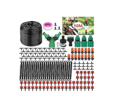 Système d'irrigation Jardin, 200Pcs Kit d'irrigation Goutte Automatique, 50m Tuyau, Kit arrosage ...