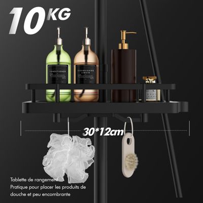 Système de douche avec thermostat et tablette de douche - Ensemble de ...