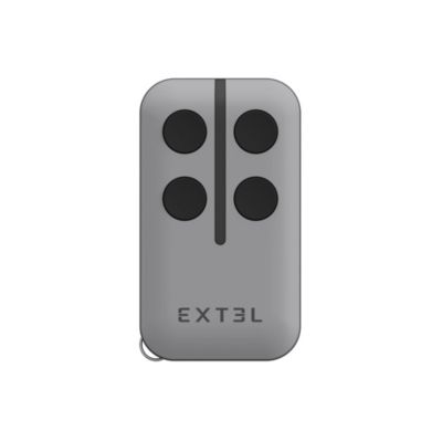 Télécommande Extel weatem 5 grise pour portail et garage